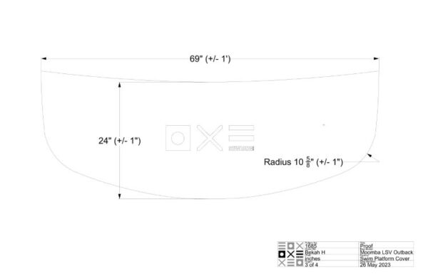 Moomba LSV-Outback Swim Platform Cover | Sewlong