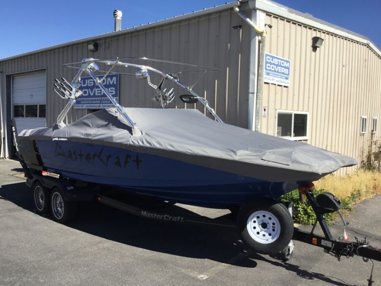 MasterCraft X45 With ZFT 5.1 Tower Cinch Cover | Sewlong Custom Covers
