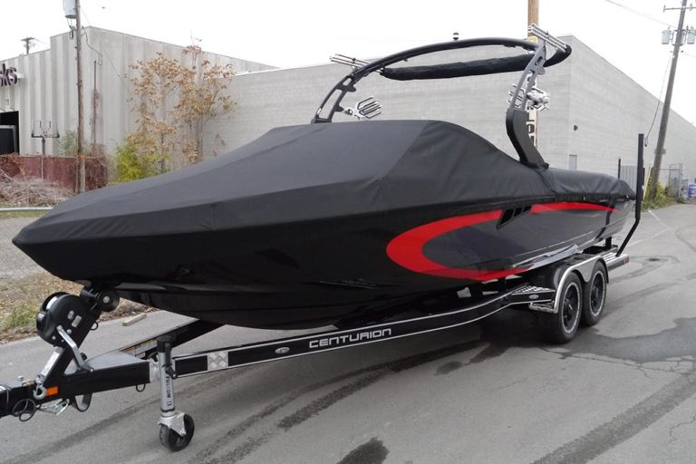 Custom Mooring & Ratchet Boat Covers | Wake Boat Protection